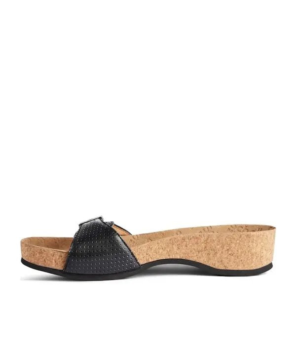 Balenciaga X Scholl Perforated Lambskin Sandals