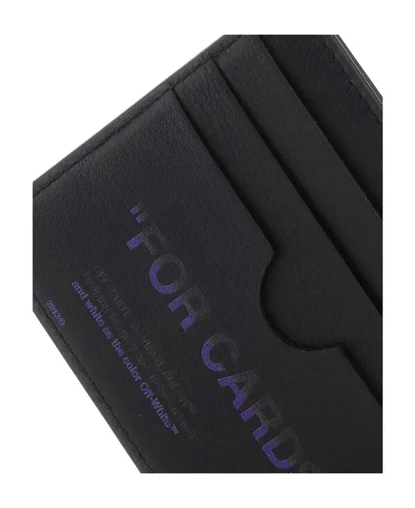 Off-White Leather Cardholder