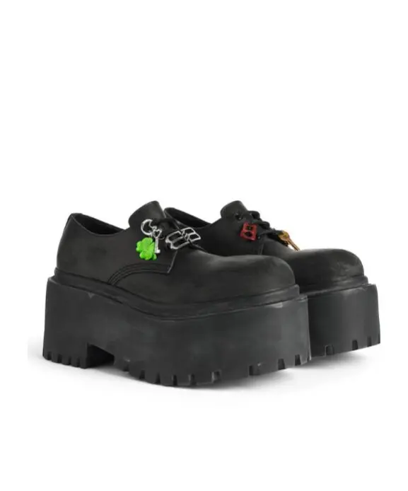 Balenciaga Strike Platform Derby Lace-up Shoes