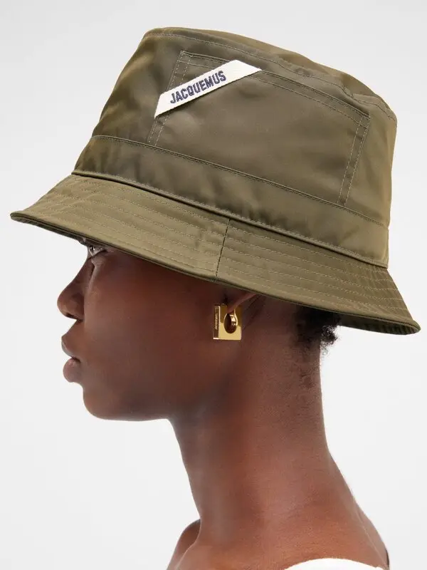 Jacquemus Le Bob Ovalie Bucket Hat - Green