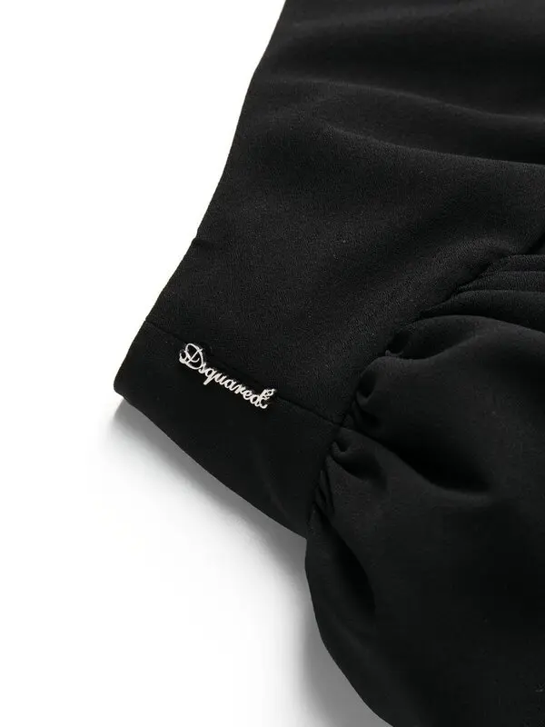 Dsquared2 One-shoulder Frill Detail Mini Dress