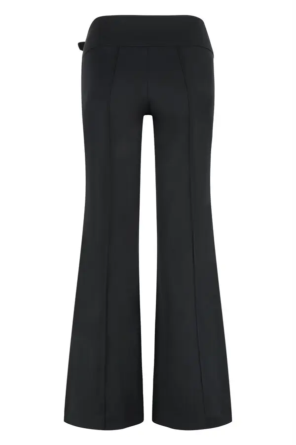 Versace Belted Flare Trousers