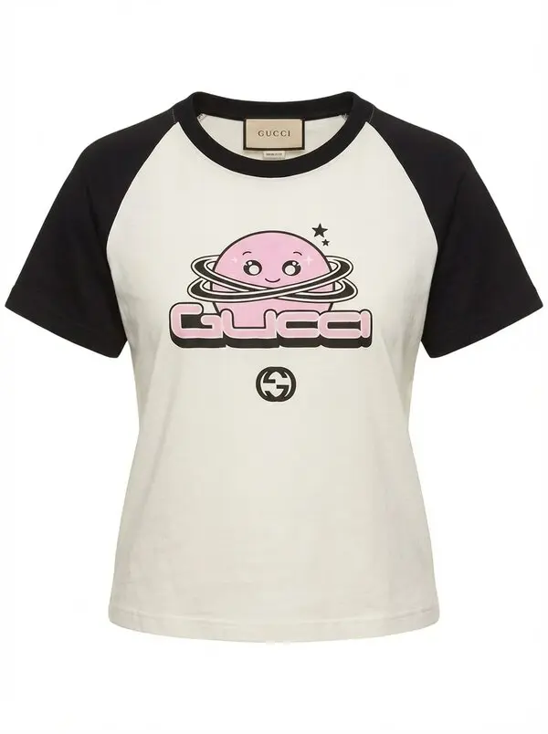 Gucci Interlocking G Cotton T-shirt - White