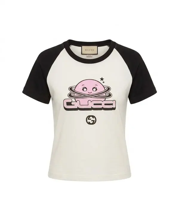 Gucci Interlocking G Cotton T-shirt - White