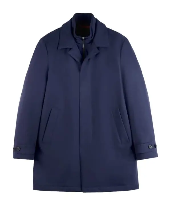 FAY Morning Coat With Welt Pockets And Button Cuffs - Blue