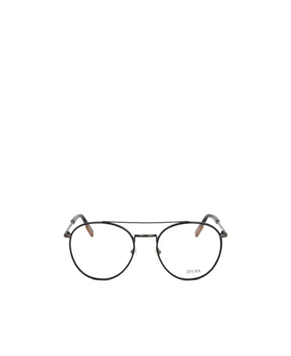 Zegna Geometric Frame Eyeglasses