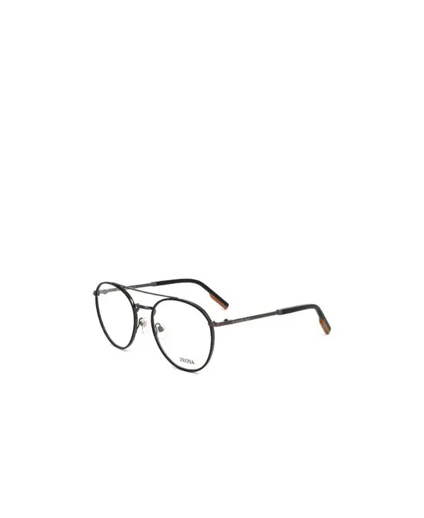 Zegna Geometric Frame Eyeglasses