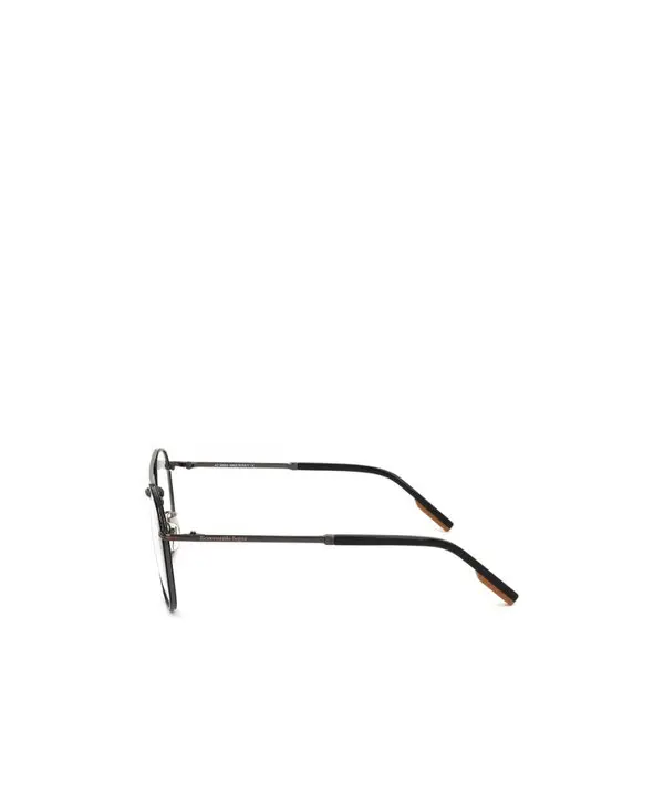 Zegna Geometric Frame Eyeglasses