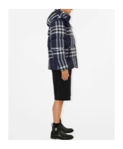 Burberry Checked Hooded Down Puffer Jacket