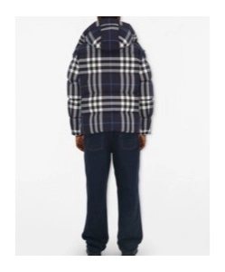Burberry Checked Hooded Down Puffer Jacket