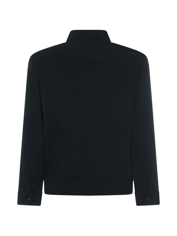 LARDINI Button-up Shirt Jacket - Black