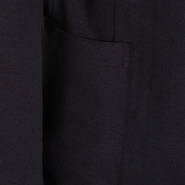 Eleventy Drawstring Hooded Single-breasted Jacket - Black
