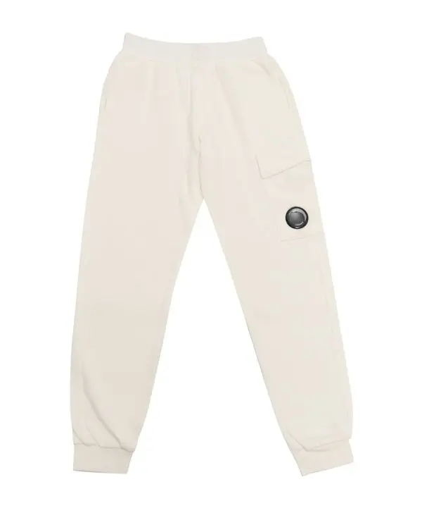 C.P. COMPANY Elastic Waist Casual Pants - White