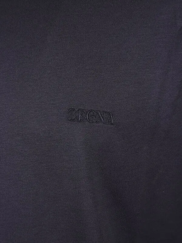 Zegna Short-sleeved T-shirt - Black