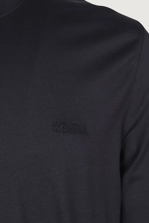 Zegna Short-sleeved T-shirt - Black