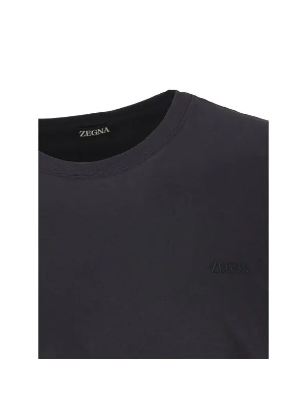 Zegna Short-sleeved T-shirt - Black