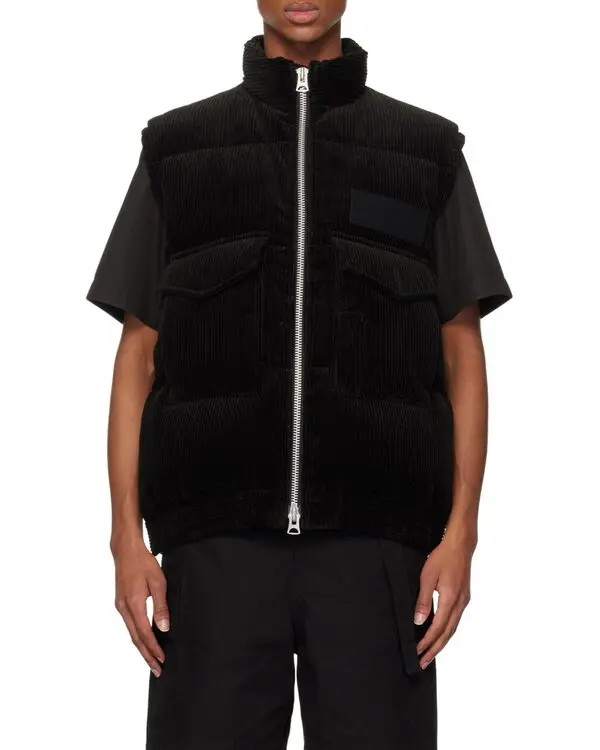 Sacai Corduroy Padded Vest