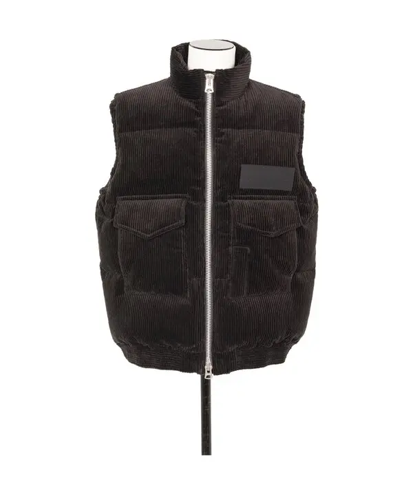 Sacai Corduroy Padded Vest