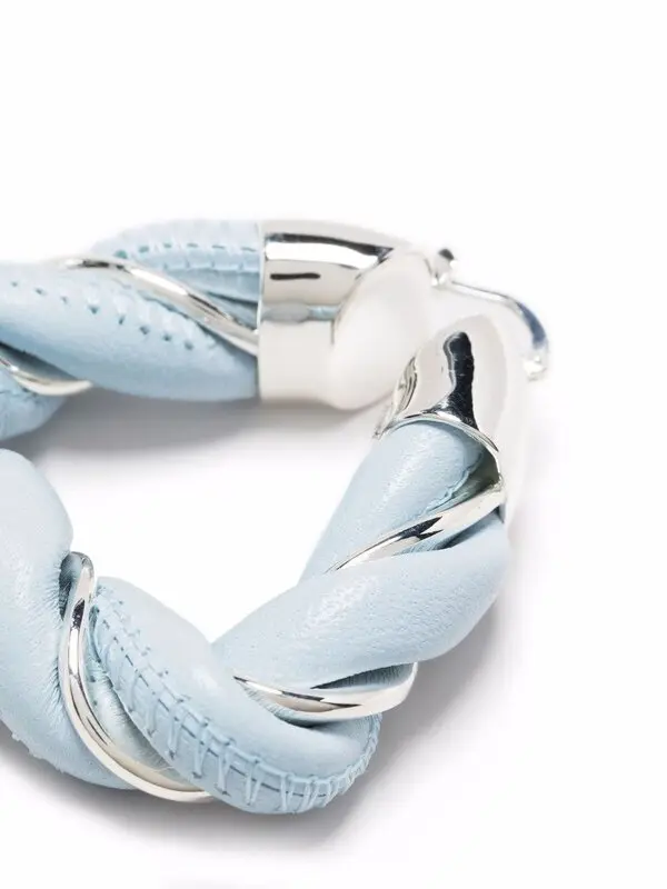 Bottega Veneta Twisted Hoop Earrings