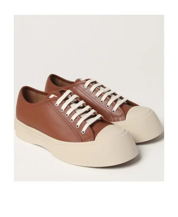 Marni Tie Low-top Sneakers - Brown