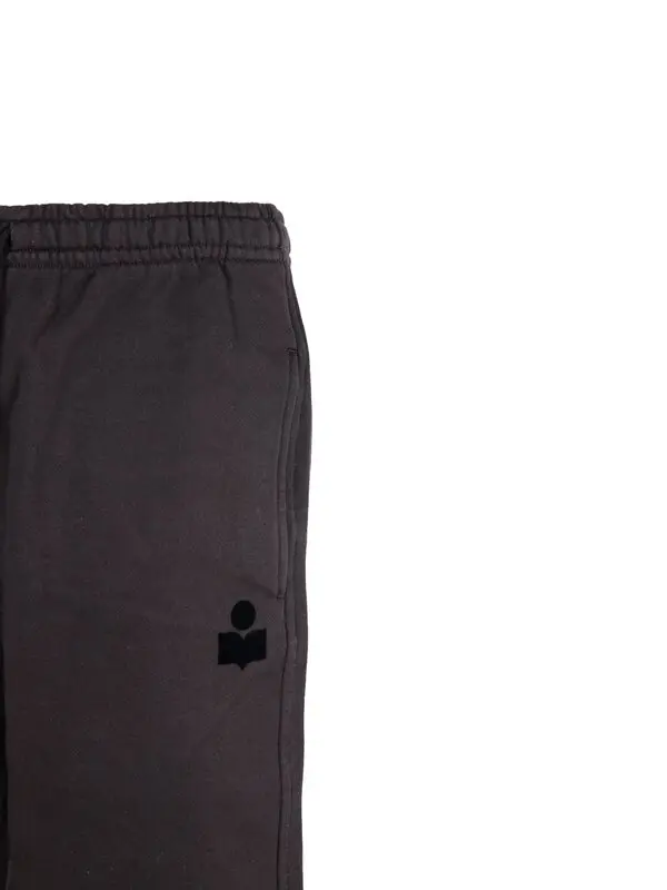 Isabel Marant Étoile Logo Embroidered Drawstring Shorts - Black