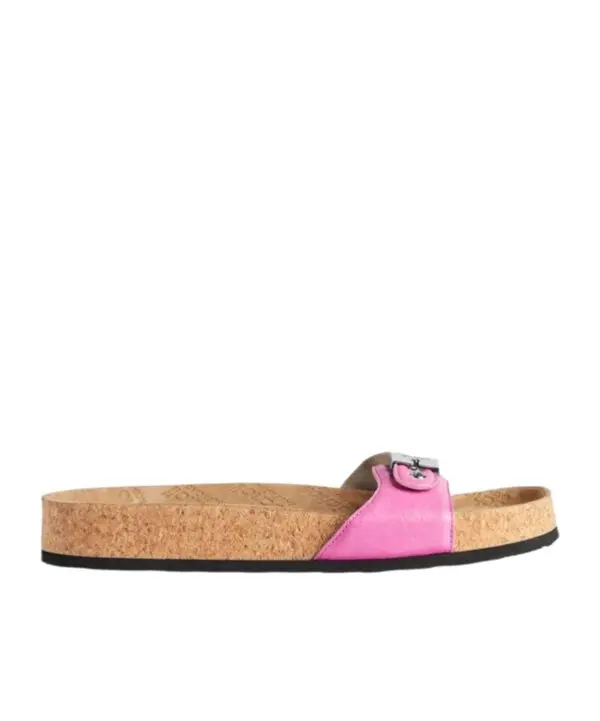 Balenciaga X Scholl Flat Sandals - Bright Pink
