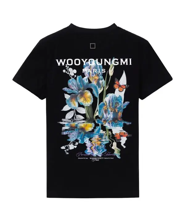 WOOYOUNGMI Floral Back-print T-shirt