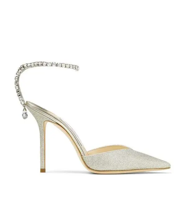 JIMMY CHOO Embellished Stiletto High Heels