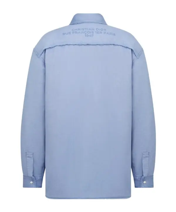 Dior 1947 Logo Embroidered Long-sleeved Overshirt