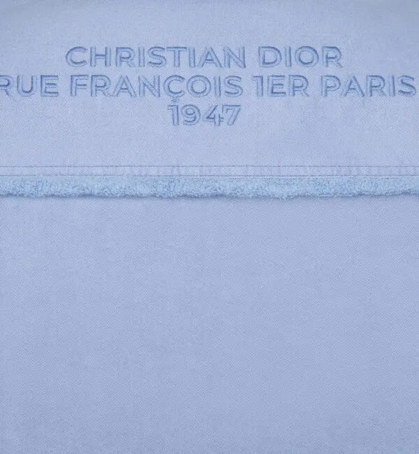 Dior 1947 Logo Embroidered Long-sleeved Overshirt