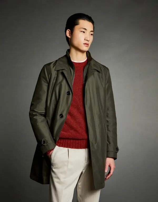 FAY Single-breasted Coat With Welt Pockets And Button Cuffs - Black