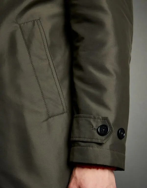 FAY Single-breasted Coat With Welt Pockets And Button Cuffs - Black