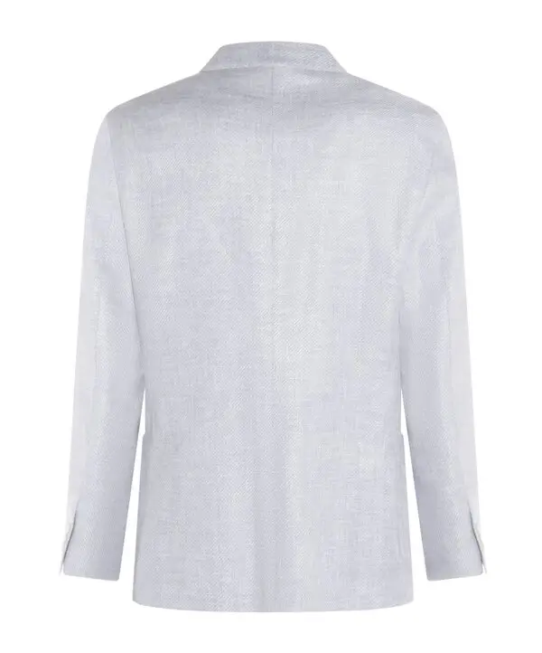 LARDINI Single-breasted Tailored Blazer - Gray