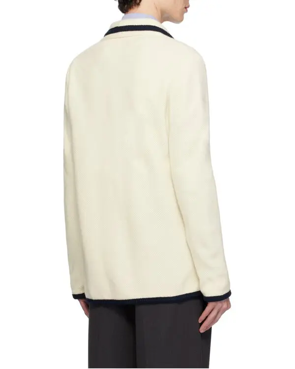 Valentino Garavani Single-breasted Straight Hem Cardigan