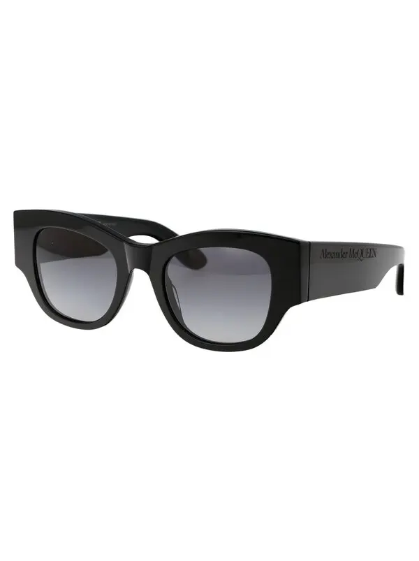 Alexander McQueen Square Frame Sunglasses - Gray