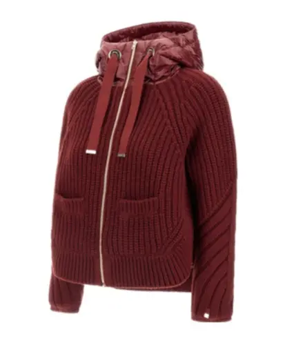 Herno Hooded Panelled Cardigan