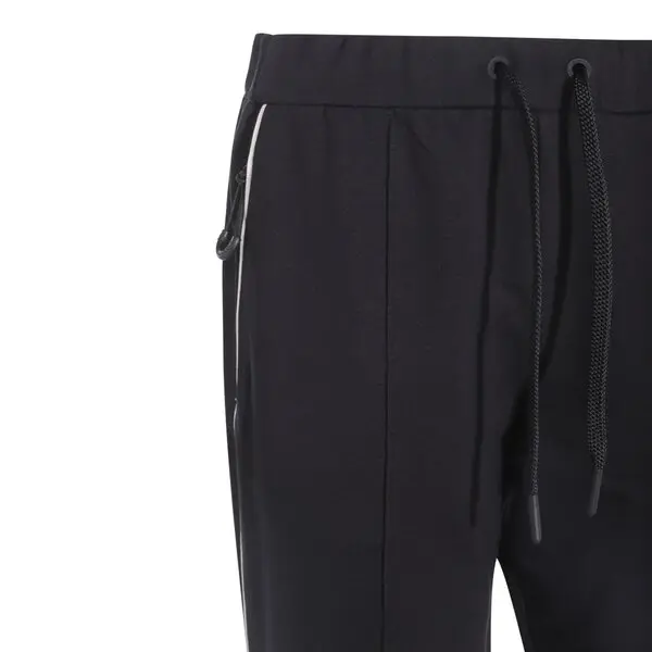 Moncler Jersey-texture Track Pants - Black