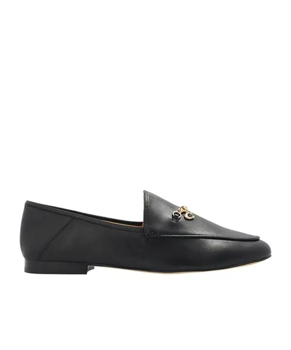 COACH Hannah Chain-strap Leather Loafers