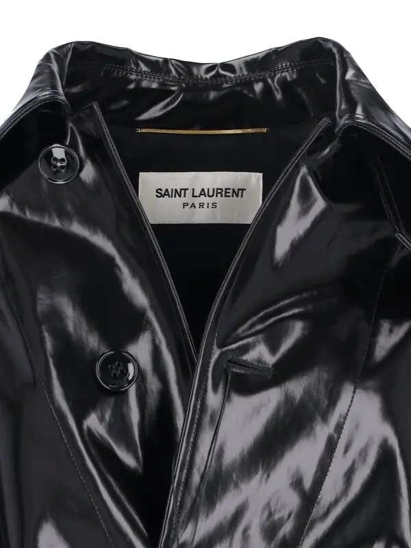 Saint Laurent Oversized Belted Coat