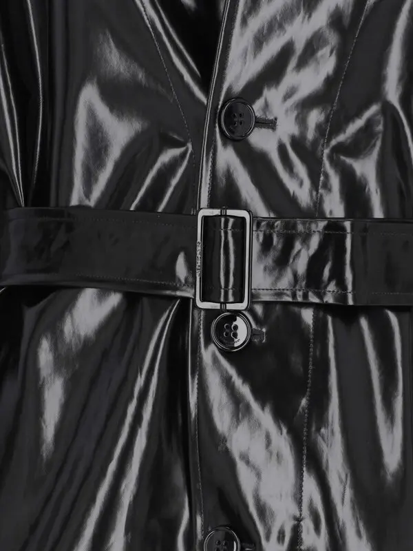 Saint Laurent Oversized Belted Coat