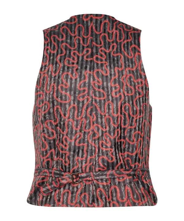 VIVIENNE WESTWOOD Striped Single-breasted Waistcoat