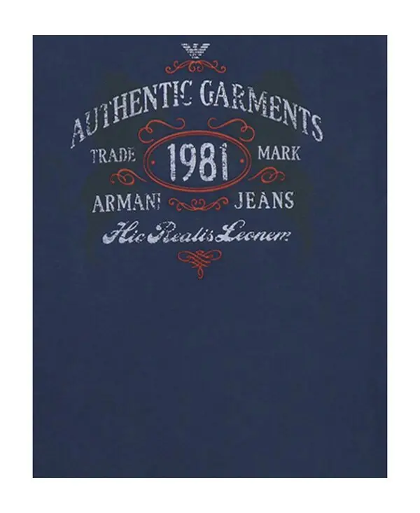 Emporio Armani T-shirt With Round Neck And Long Sleeves