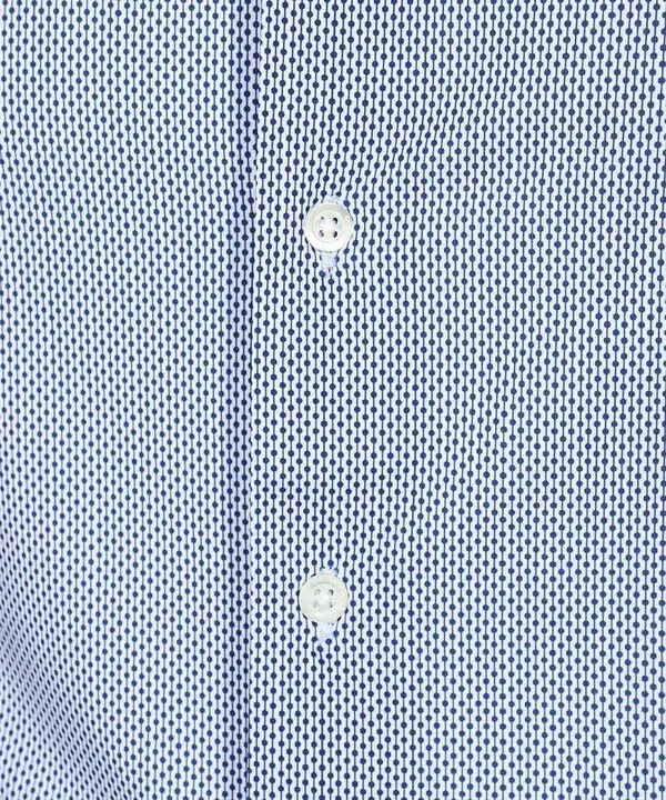 Emporio Armani Micro-pattern Long-sleeve Shirt