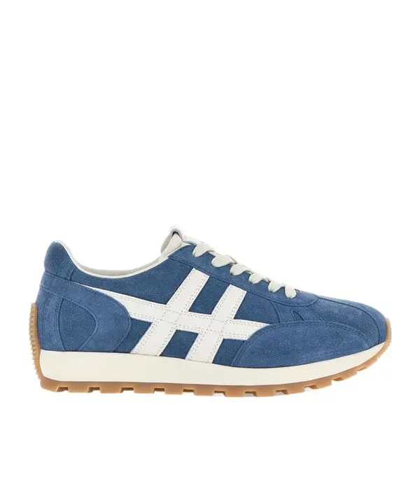 Hogan 86er Logo Patch Sneakers - Light Blue