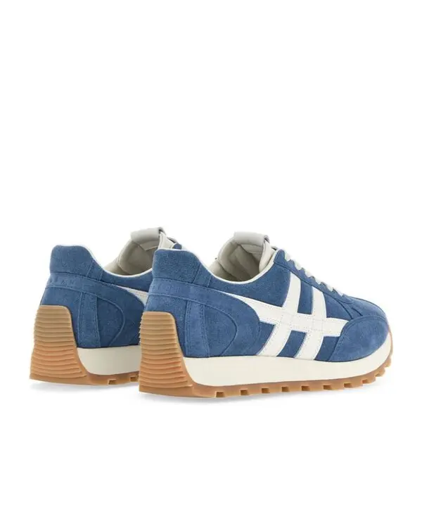 Hogan 86er Logo Patch Sneakers - Light Blue