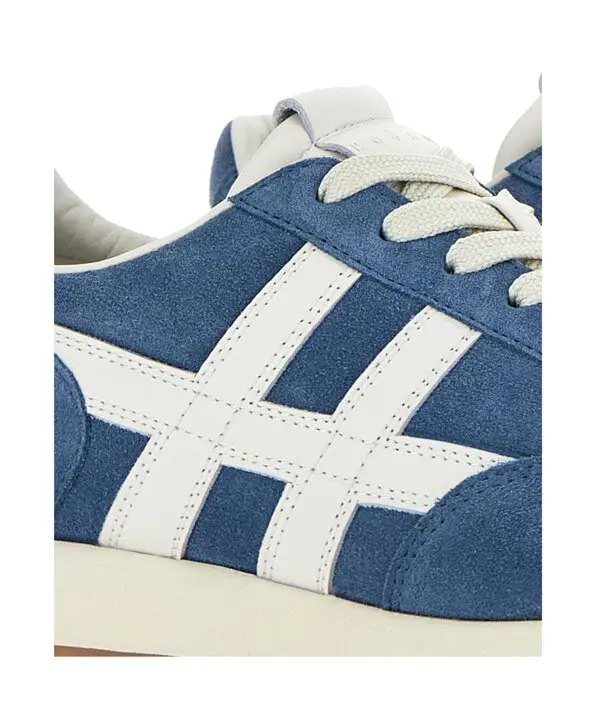 Hogan 86er Logo Patch Sneakers - Light Blue
