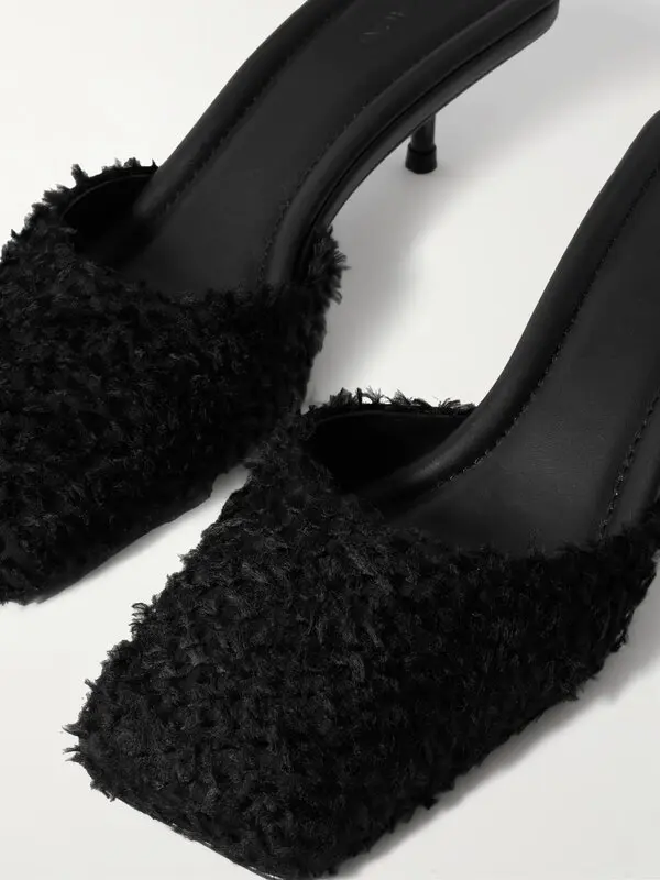 ST. AGNI Square-toe Mules