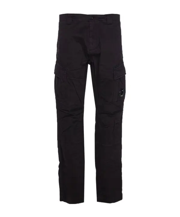 C.P. COMPANY Stretch Sateen Ergonomic Cargo Pants - Black