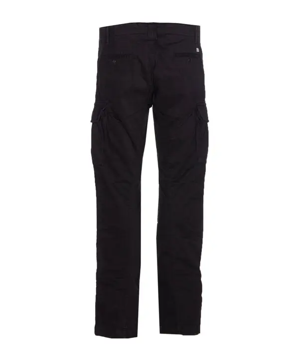 C.P. COMPANY Stretch Sateen Ergonomic Cargo Pants - Black