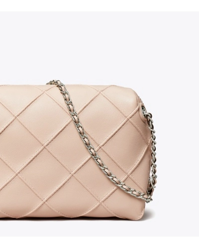 Tory Burch Small Shoulder Bag With Logo Charm